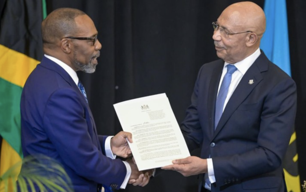 New President of CCJ, Justice Winston Anderson, takes oath of office - News Source Guyana